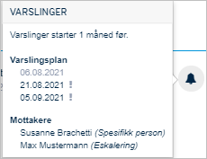Hvordan følge opp varslinger